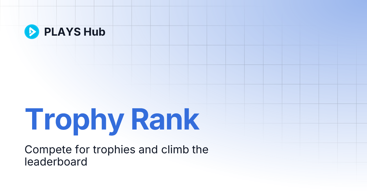 Trophy Rank | PLAYS Hub